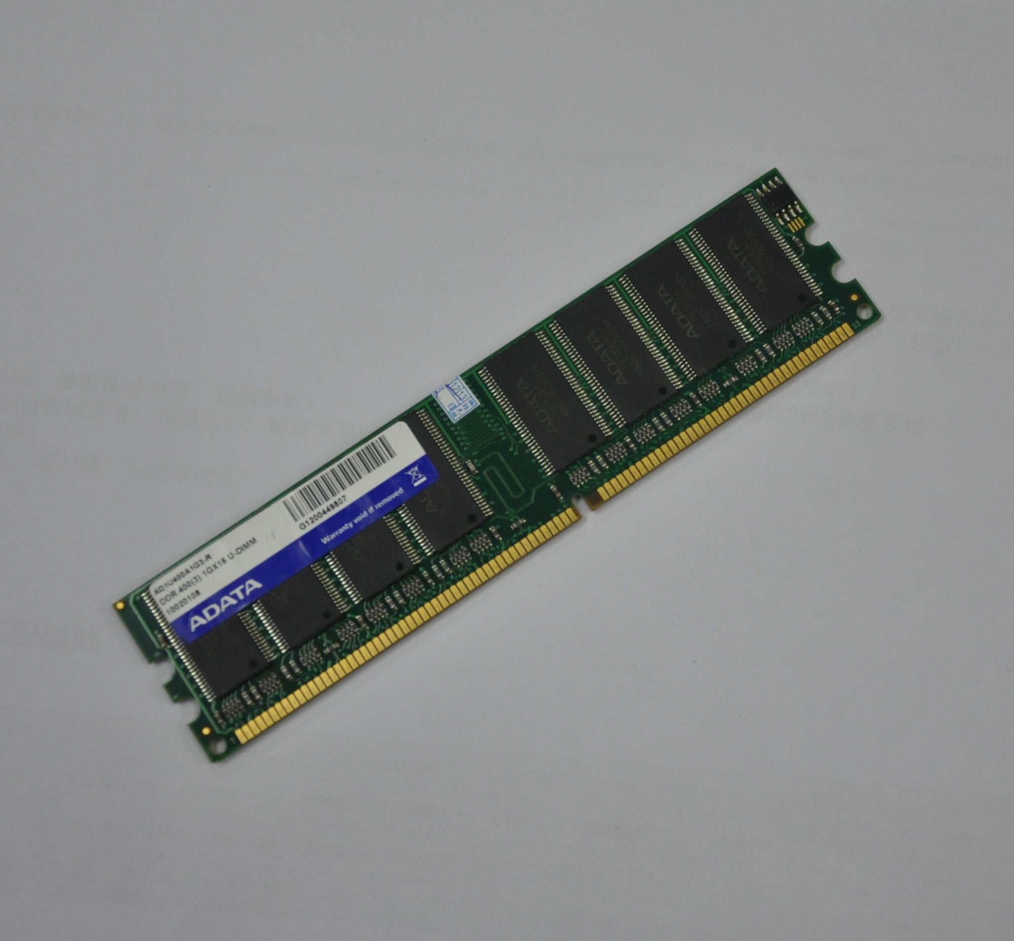 ADATA 1GB RAM X 16 U-DIMM DDR 400 PC 3200 Desktop Memory 1G RAM DDR 400 ...