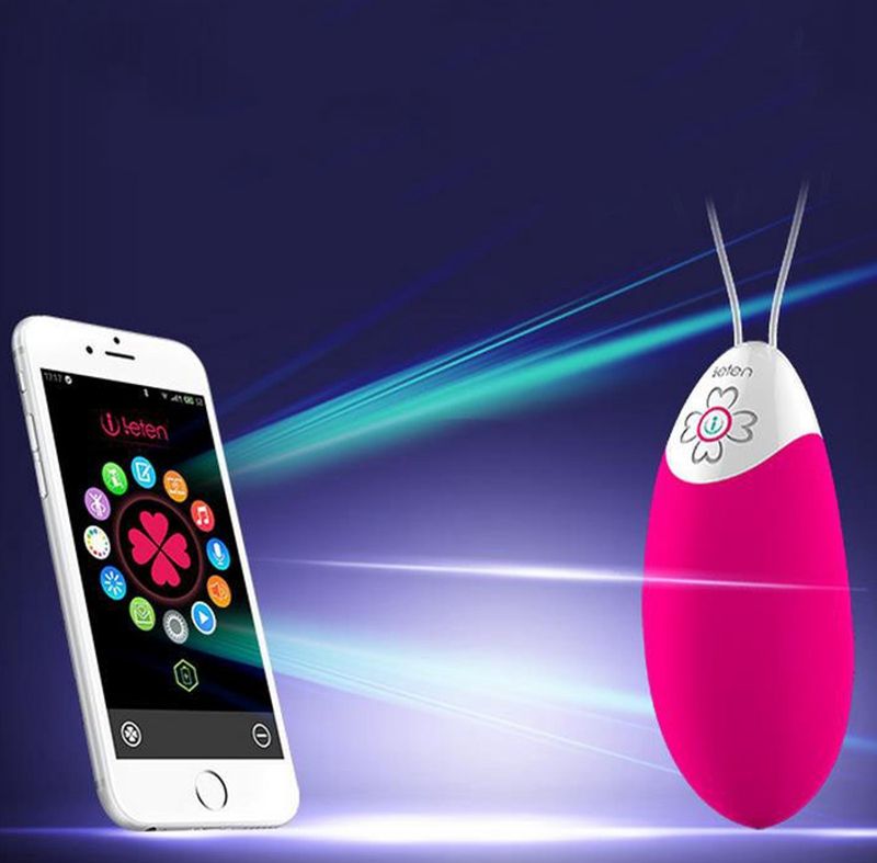 Leten Vibraton Egg Smart App Vibrators 10 Speed Silicone Dildos