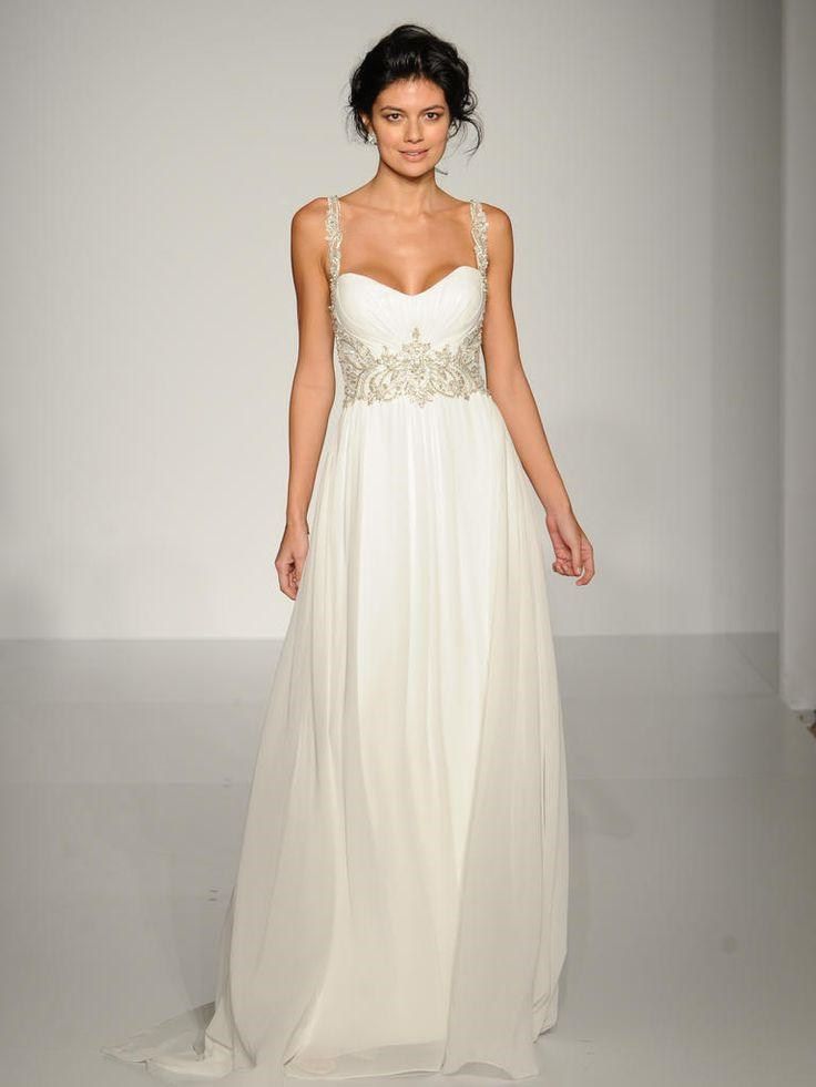 Grecian Style Wedding Dresses 2015 Vestidos De Novia Spaghetti Straps