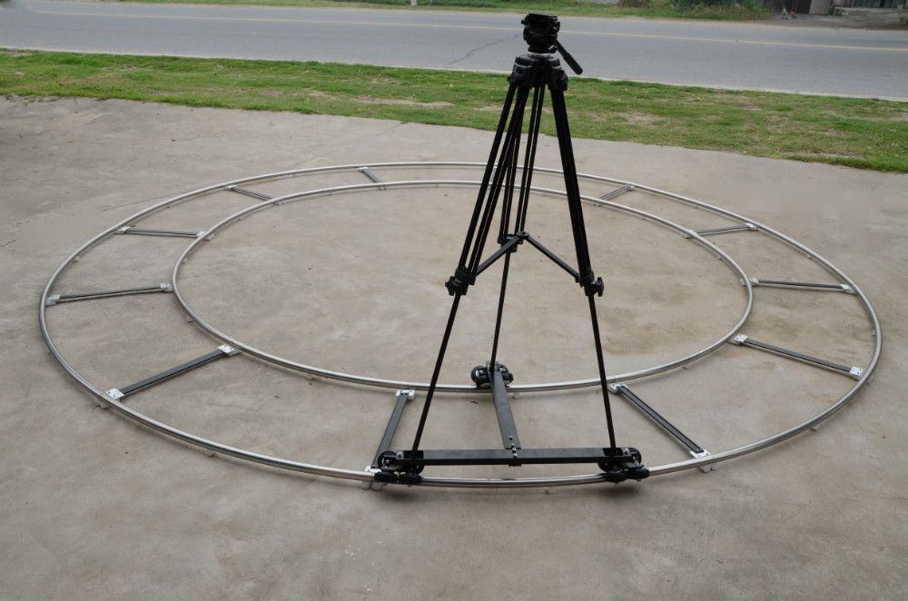 Twzz Removable Annular Circular Camera Dolly Track With Dolly For SLR Twzz Removable Annular Circular Camera Dolly Track With Dolly For SLR