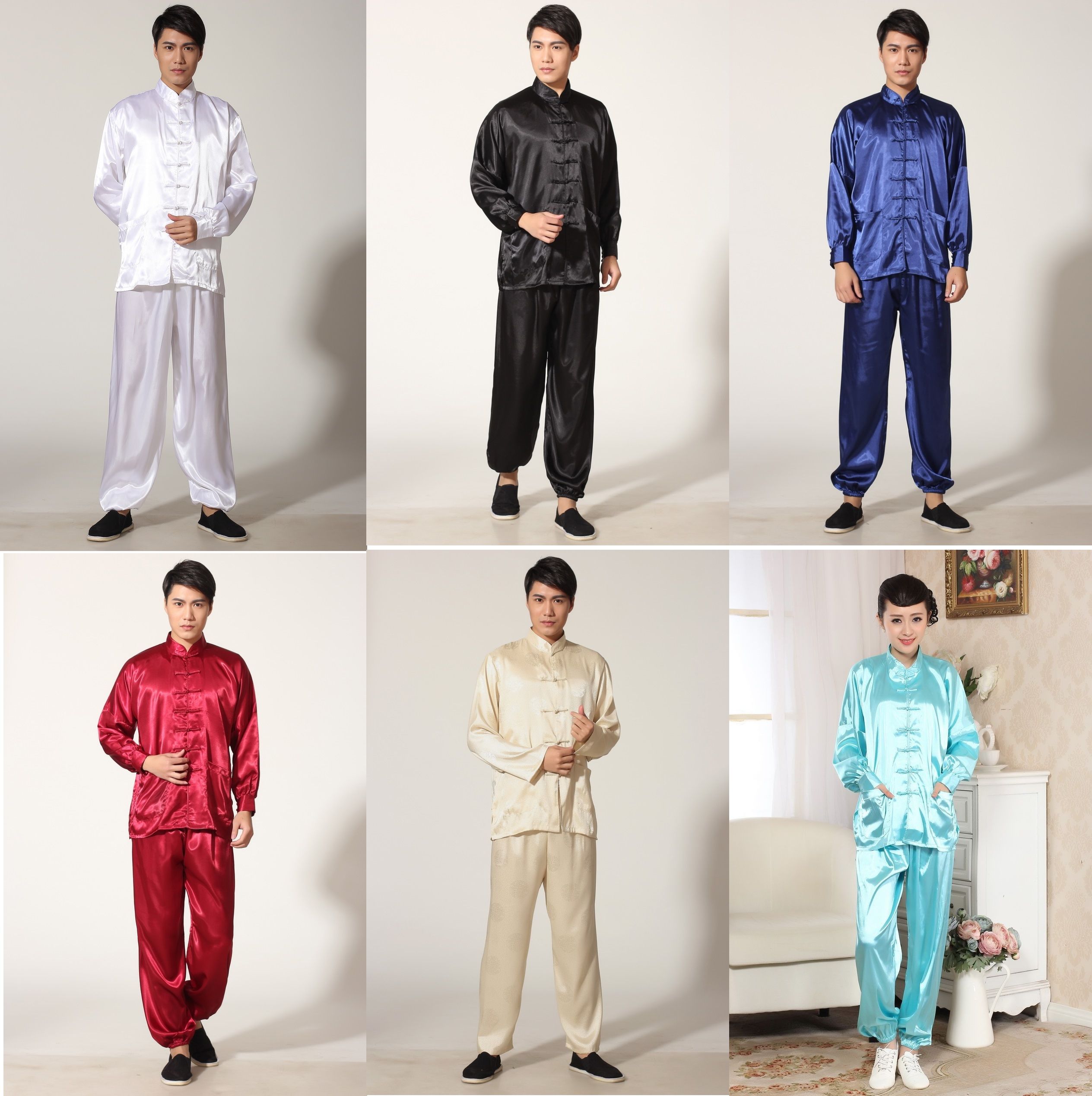 2017 Spring Tai Chi Uniform Mens Kung Fu Suit Tradition Kungfu Clothing