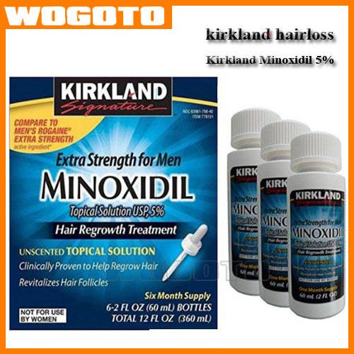 Kirkland Minoxidil 5 Extra Strength For Men 6 Months Supply Hair Loss