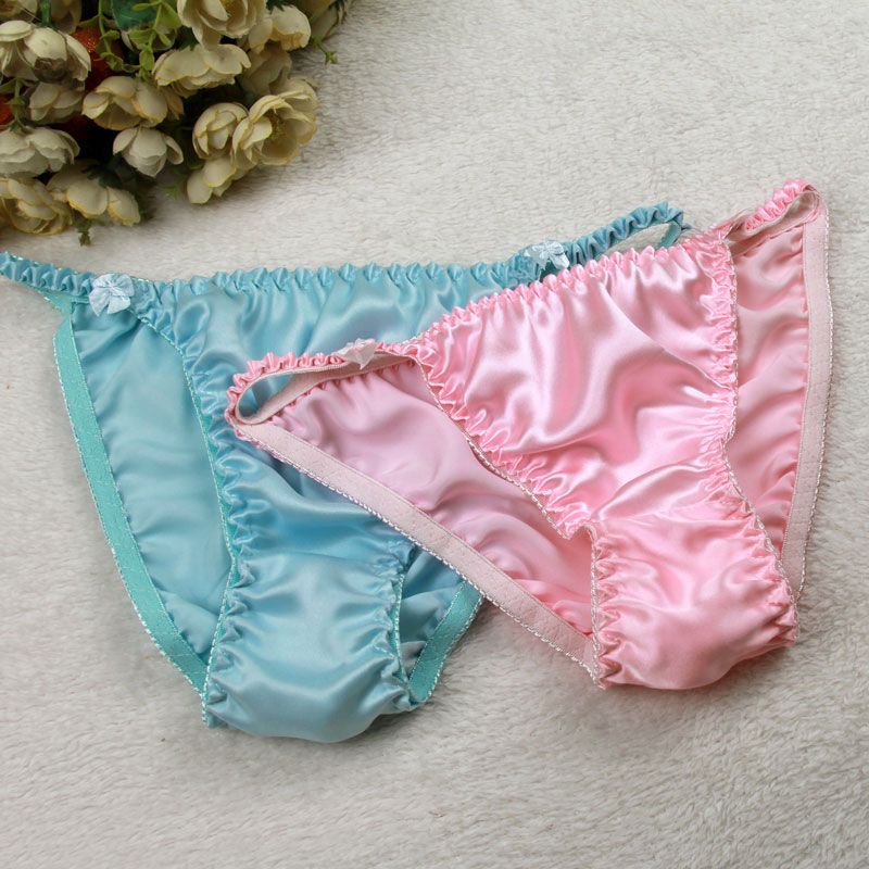 Online Cheap Womens 100 Silk Bikinis Panties Silk Panties Womens G