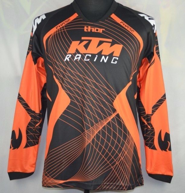 Fox Motocross Jersey Men Motocross Racing Jersey Green Dirt Bike Shirt Off-road Riding Jersey K ...