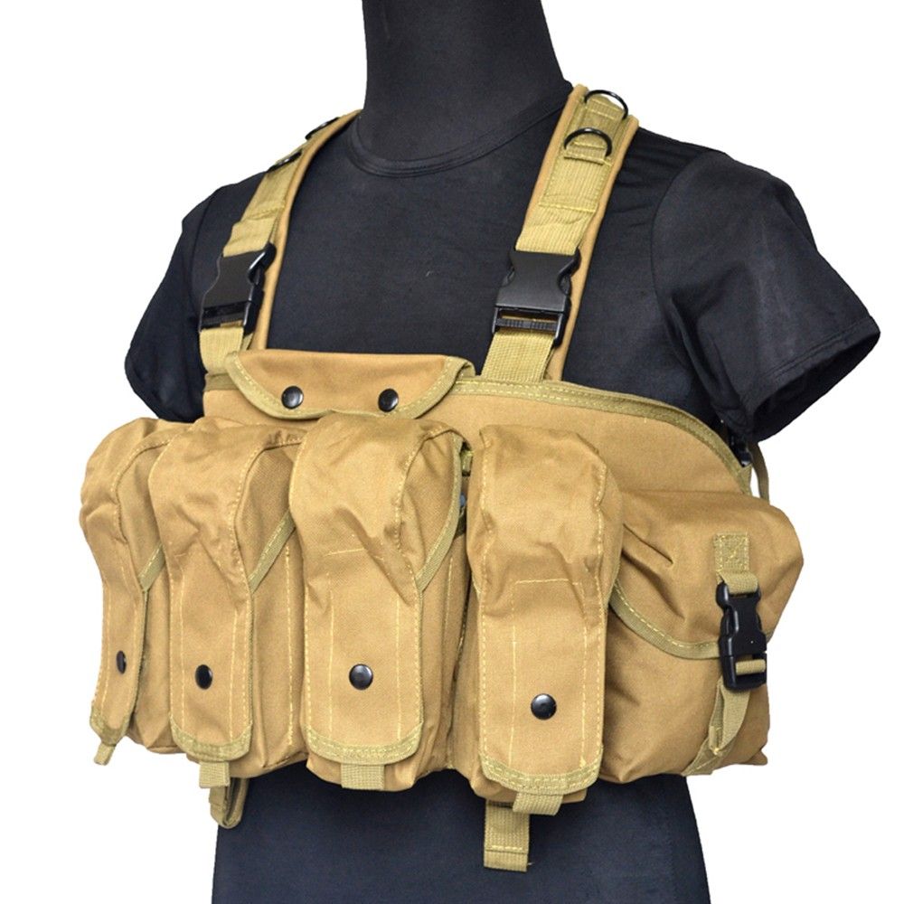 2018 Tactical Chest Rig Load Bearing Equipment Carrier Training Outdoor Vest From Solia621 21