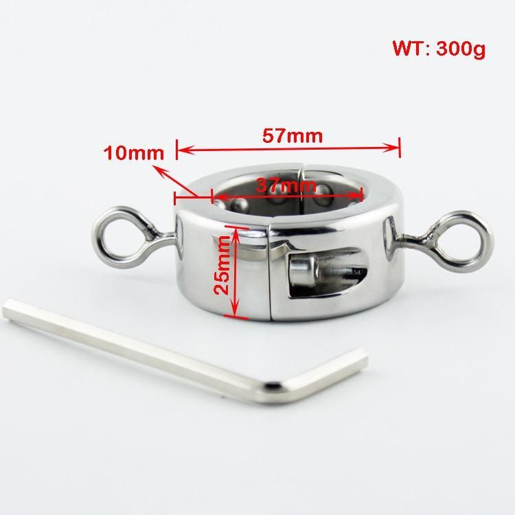 Newly Male Round Extreme Heavy Metal Cock Rings Stainless Steel Ball