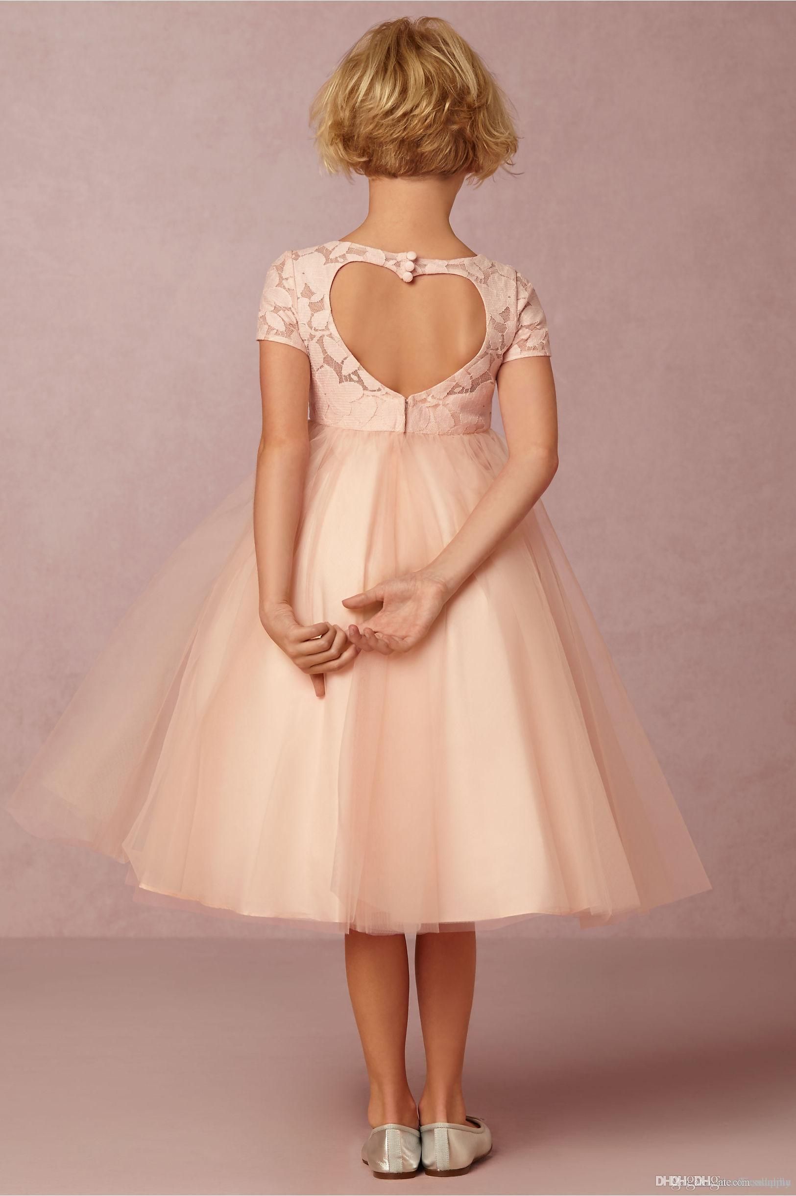 Lovely Blush Pink Bhldn Flower Girls Dresses 2017 A Line Sweetheart ... Lovely Blush Pink Bhldn Flower Girls Dresses 2017 A Line Sweetheart ...