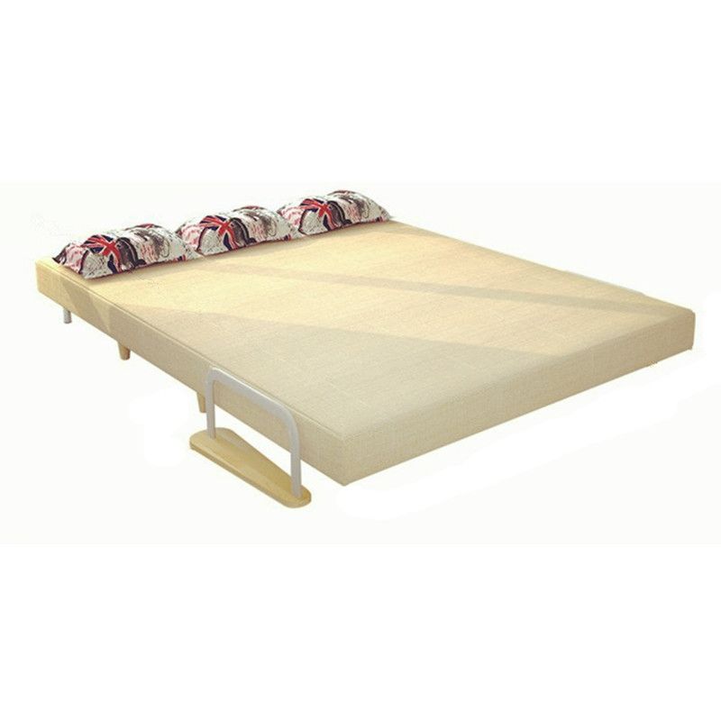 2017 Tri Fold Foam Folding Mattress And Sofa Bed For Guests With Rubber Frame Armrest And Feet