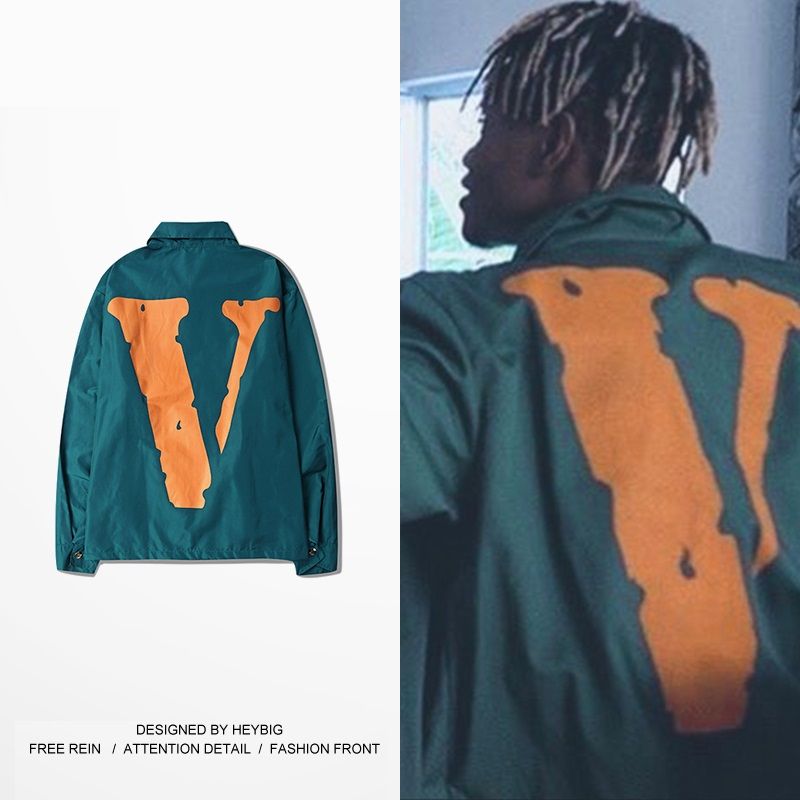 2017 Vlone Fashion Men Hip Hop Windbreaker Thin Exercising Jackets ...