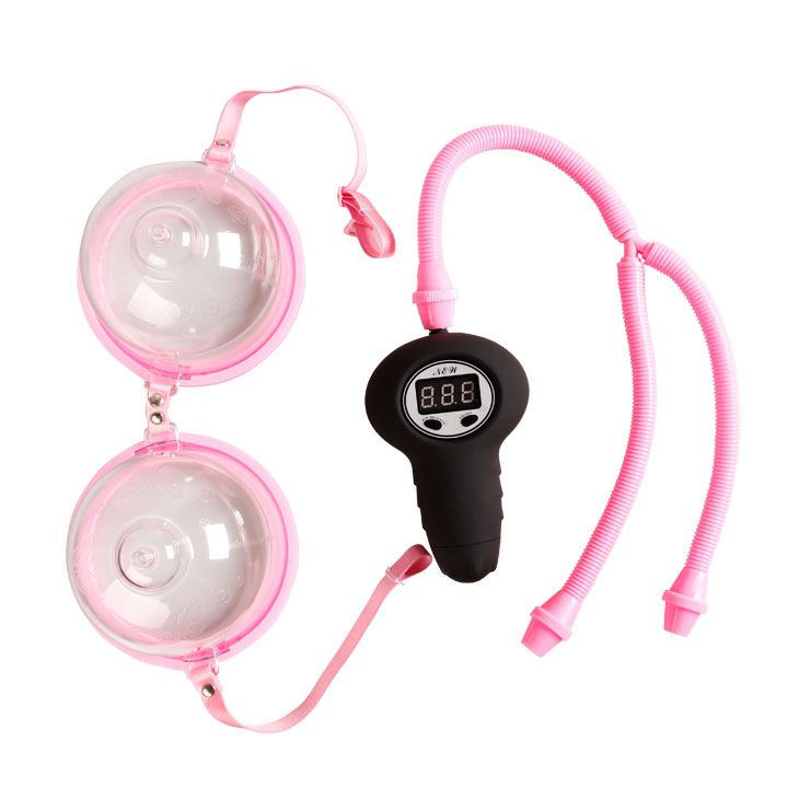 Auto Dual Vacuum Breast Pump Enlarge Cup Bust Suction Pumps Sex Toys