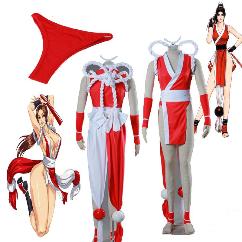 Hot Sexy The King Of Fighters Mai Shiranui Cosplay Costumes Full Set