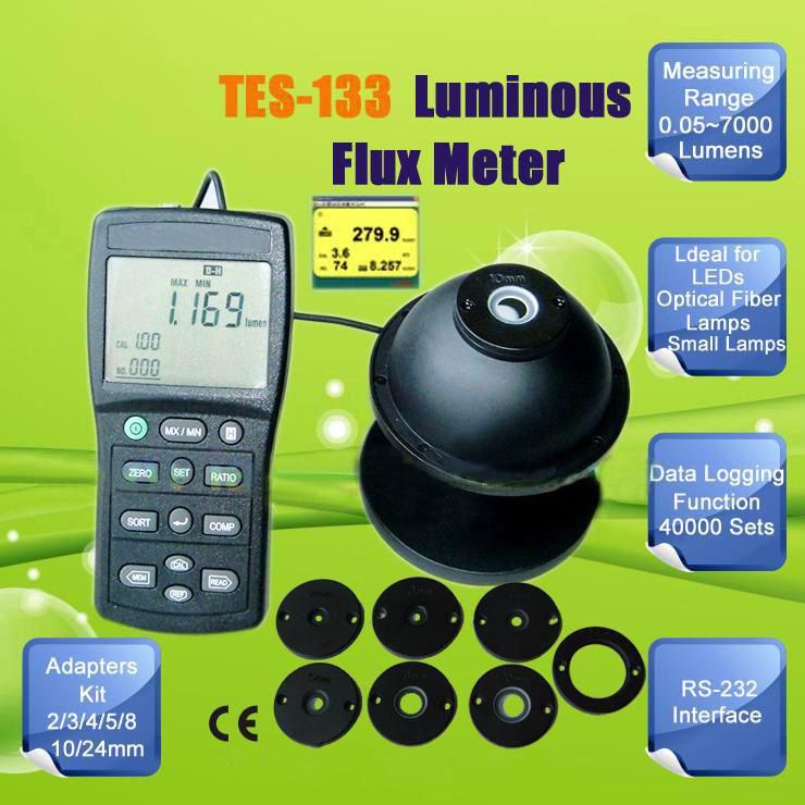 2017 Luminous Flux Meter Tes 133 0.05 7000 Lumens With Rs 232 Interface ... 2017 Luminous Flux Meter Tes 133 0.05 7000 Lumens With Rs 232 Interface ...