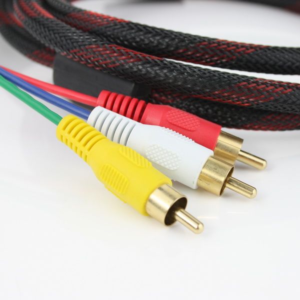 5 Feet 1.5m Hdmi Male To 3rca 3 Rca Video Audio Av Cable Usb Hdmi ...