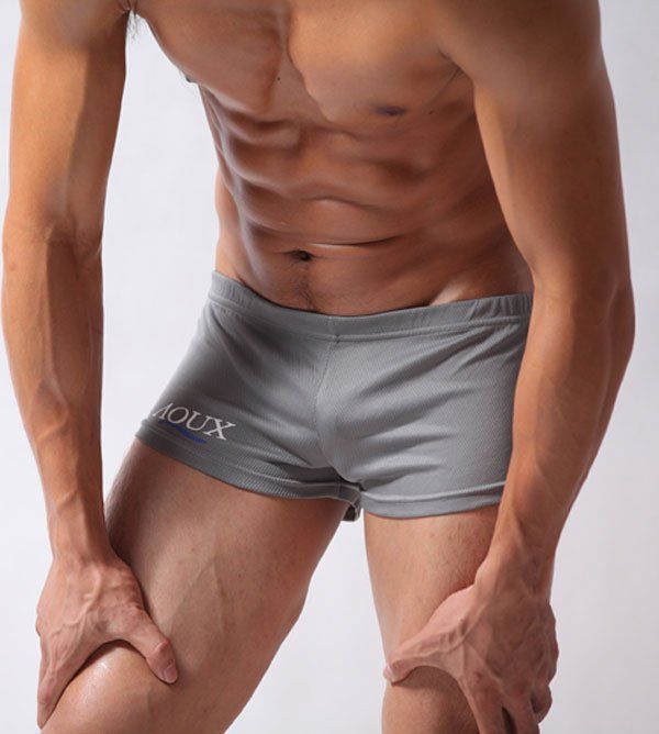 2018 Aqux Super Cool Tight Sexy Mens Gym Pants Shorts Underwear