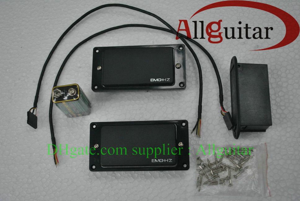 2017 Emg Hz H4 / H4a Active Pickups Set Black New From Allguitar, $30. ...
