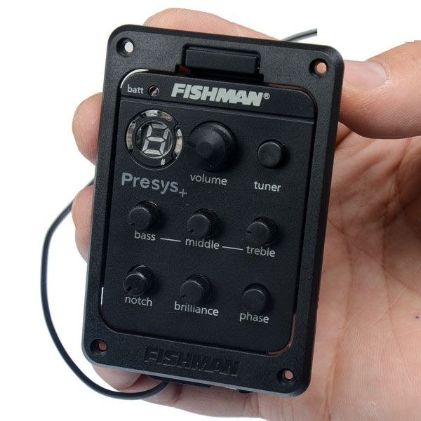 2018 Fishman Presys 201, Fishman Presys+ Onboard Guitar Preamp/Eq W ...