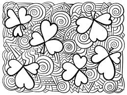 Free Printable Clover Coloring Pages for St. Patrick's Day