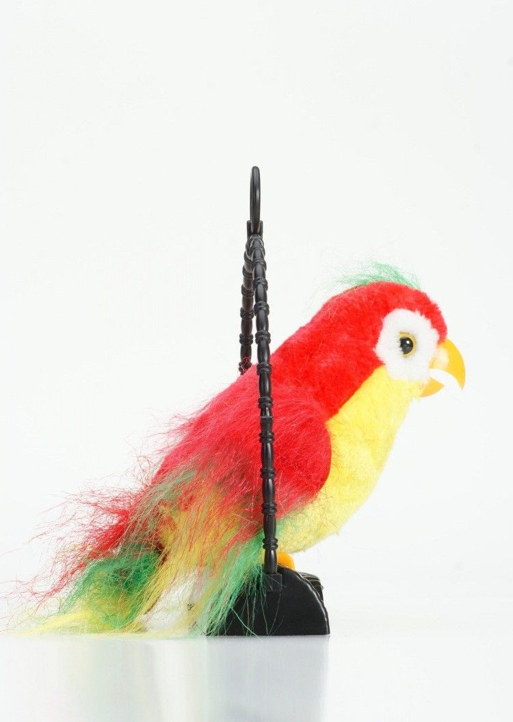 Kids Electronic Toys Plush Talking Parrot Can Repeat What You Say While ...