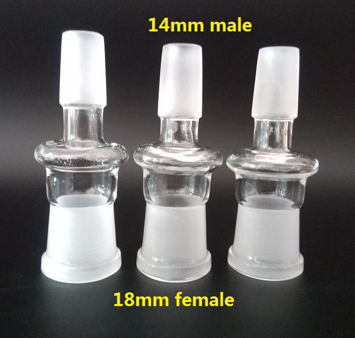 2021 Glass Bong Adapter 14mm Male To 18.8 Mm Female Glass Attachment ...