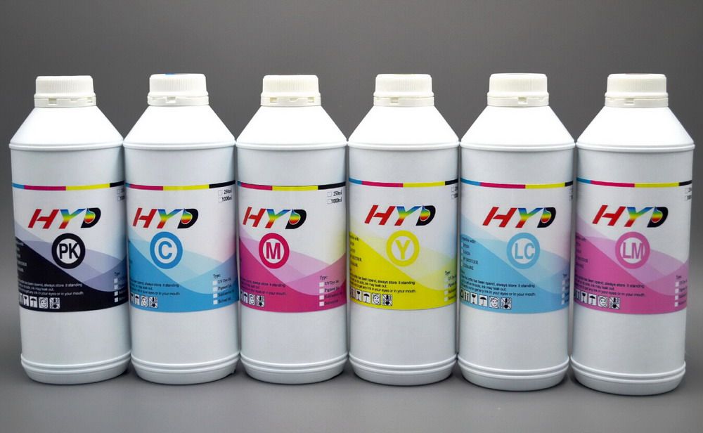 2020 1000mlx6 BK,C,M,Y,LC,LM Refill Printer Ink For Epson PP100 PP50 ...
