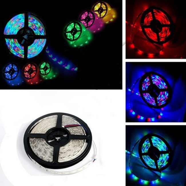 50 Meter Led Strip Light 5050 SMD 150/300Led RGB Led Flexible Strip 12V ...