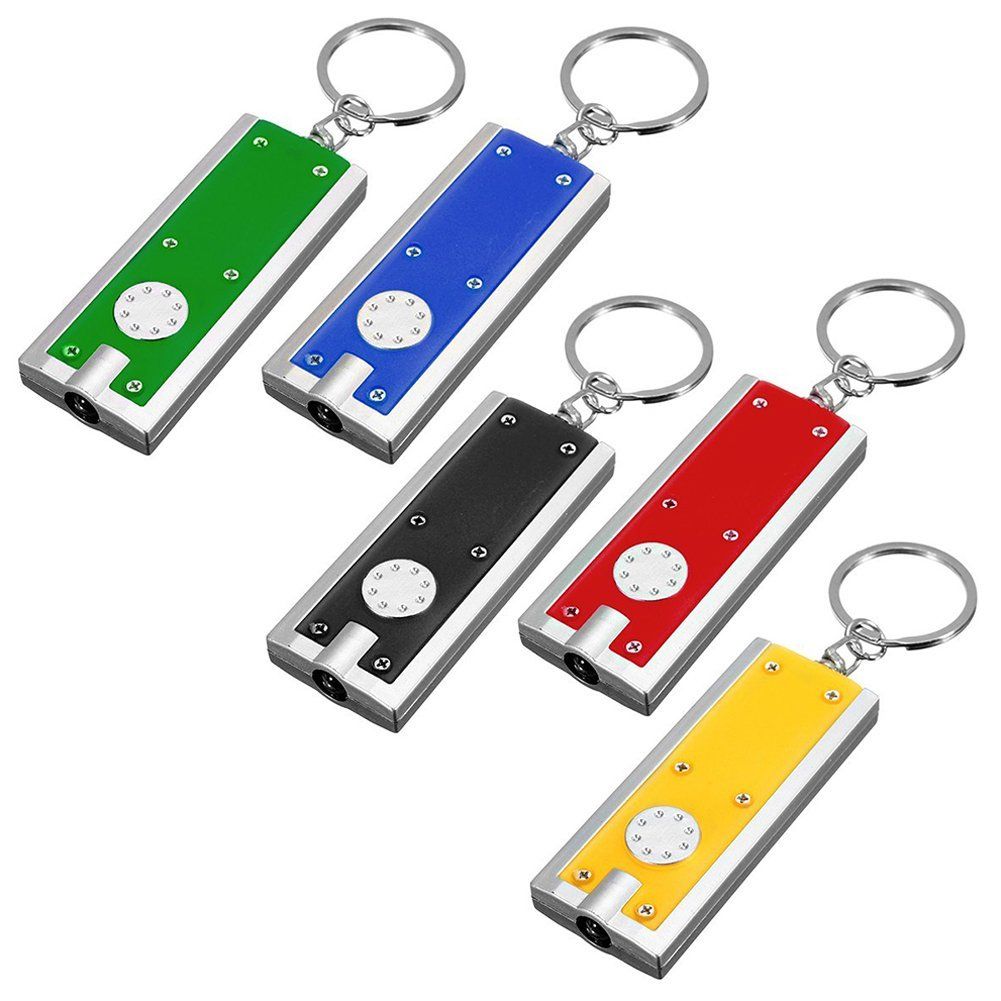 2021 Keychain Flashlight Mini Flashlight LED Camping Keyring Flashlight ...