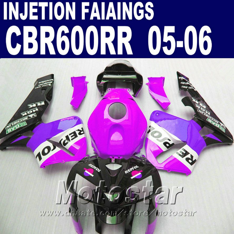 Purple Custom Fairing! Injection Molding For HONDA CBR 600 RR Fairing ...