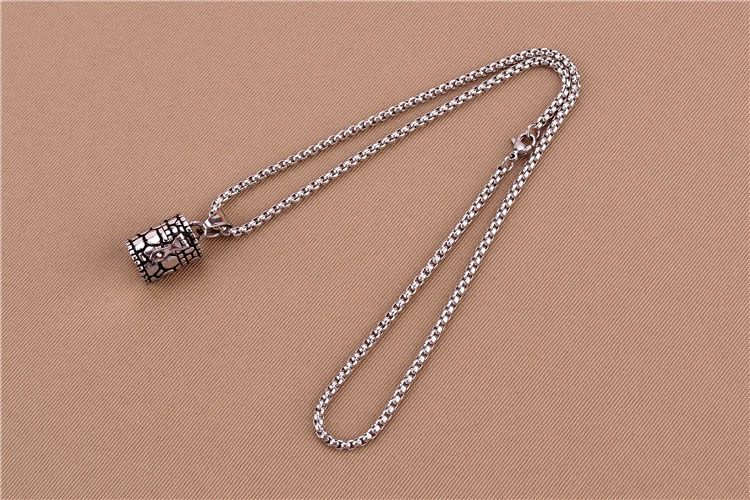 Openable Ashes Box Locket Pendant Urn Chain Vintage Beads Chains ...