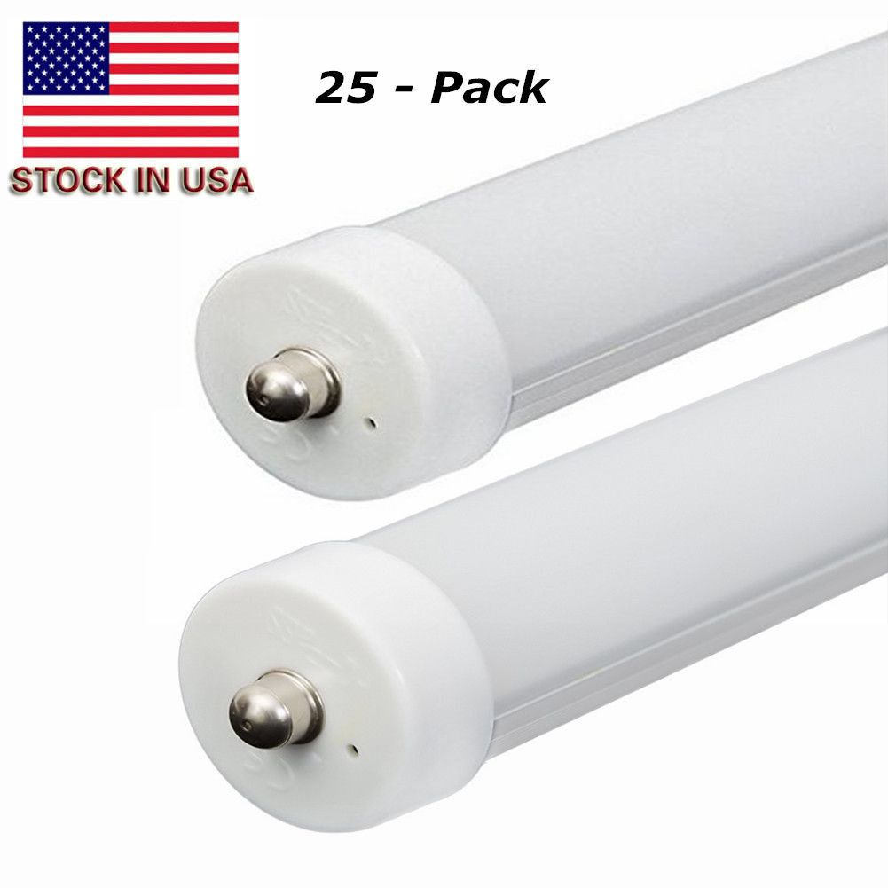 8ft Single Pin FA8 Led T8 Tube Lights V Shaped R17D 8 Feet LED ...