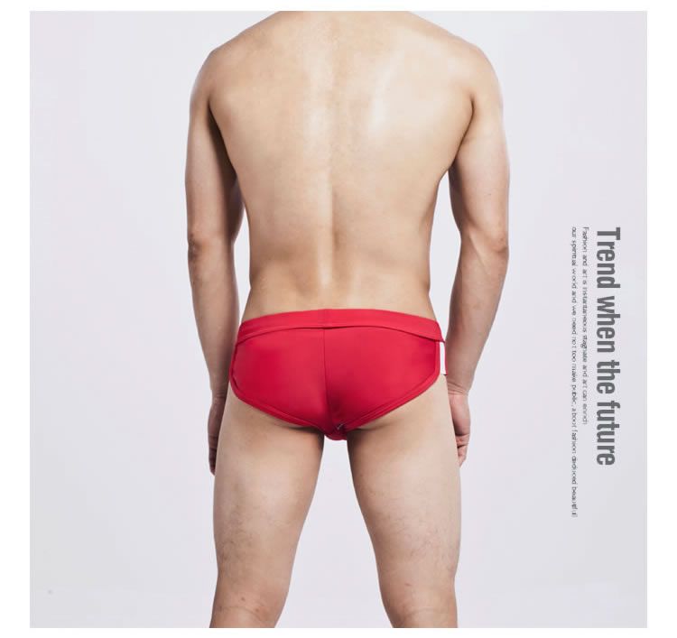 2021 2015 Top Fashion Mens Swim Briefs Seobean Patchwork Male