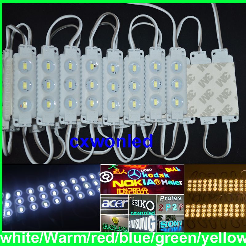 12V LED Modules IP65 Waterpoof 5730 Module Billboard Backlight ...