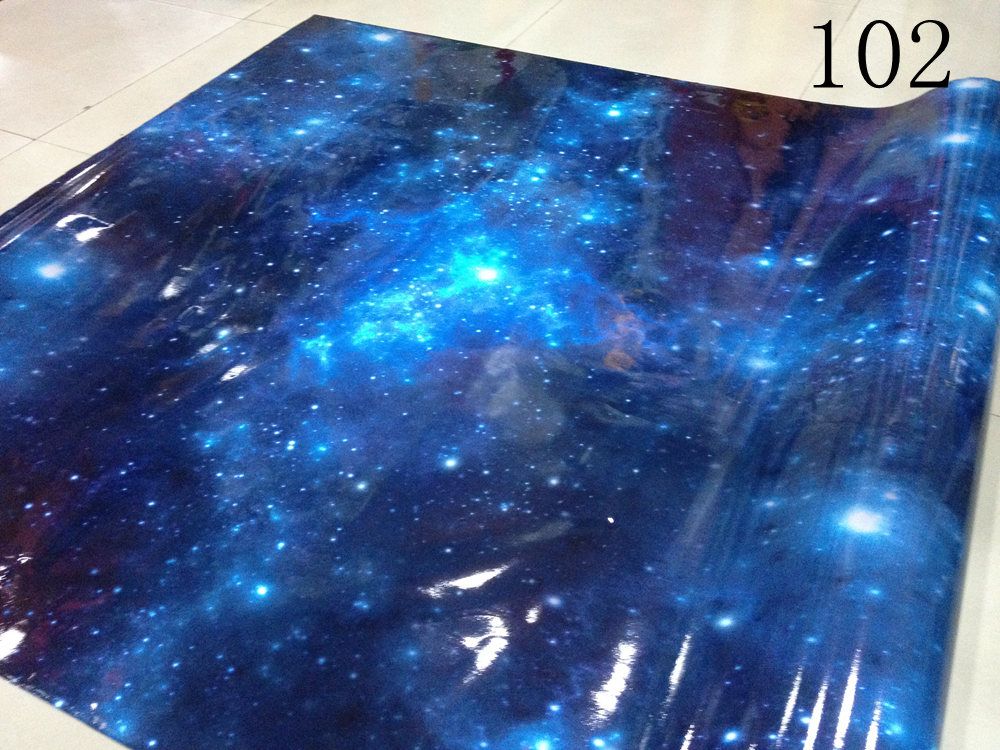 Glossy & Matte Galaxy Stickerbomb Starry Sky Vinyl Car Wrap Sticker ...