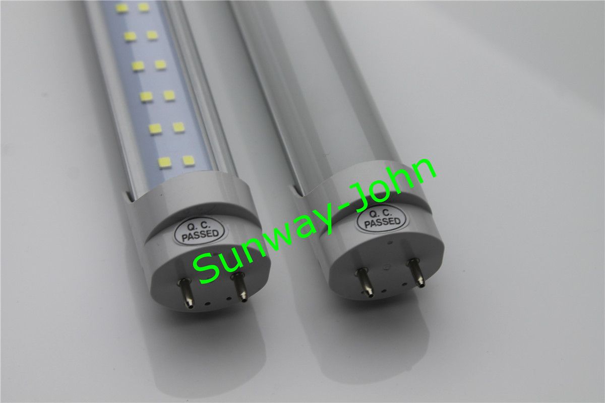Double Row 8ft T8 Led Light Tubes FA8 Single Pin T8 Led Tubes 72W 7200 ...