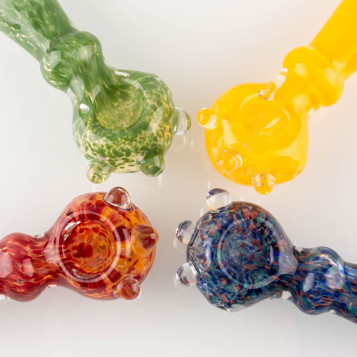 2021 Glass Pipe Hand Colorful Mini Cute Pipes Heady Pipe Oil Rig ...