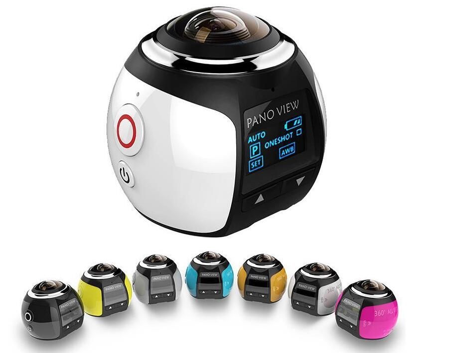 360 Degree Mini Wireless Mini Sport DV Camcorder 2448*2448 Ultra HD ...