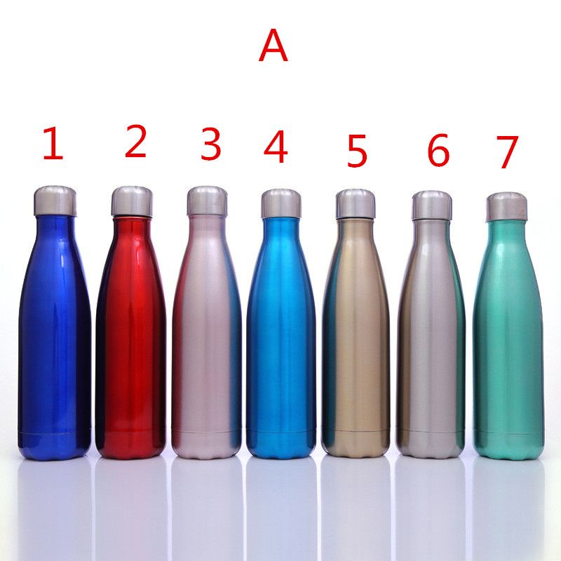 Best 53 Style!16oz Cola Shaped Water Bottle Vacuum Insulated Travel ...