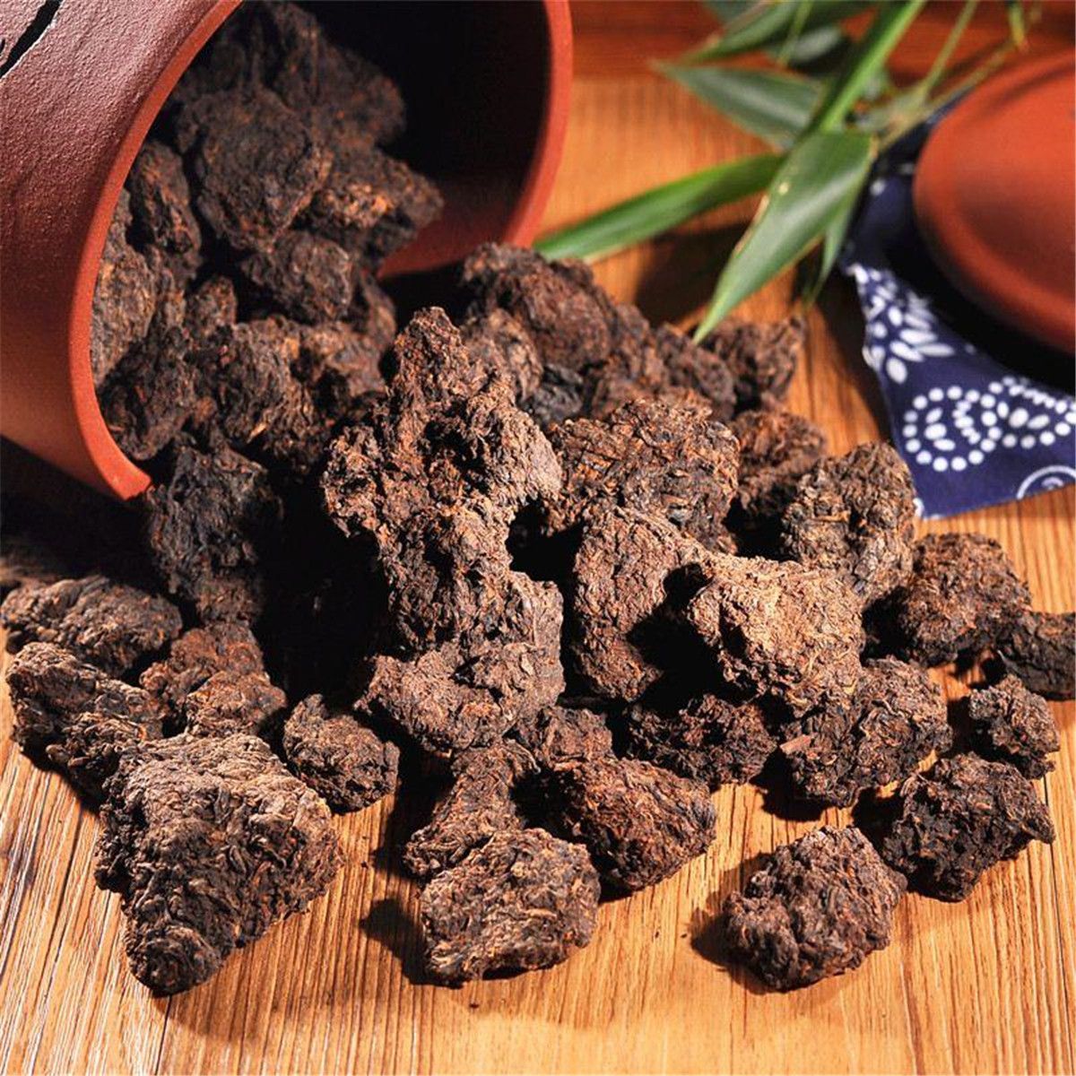 2020 Hot Sales 200g Ripe Puer Tea Mellow Pu Er Tea Block Organic ...