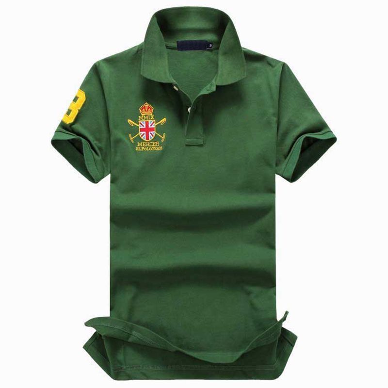 2020 Large Size S 6XL Mens Polo T Shirts With Embroidery Big Horse Logo ...