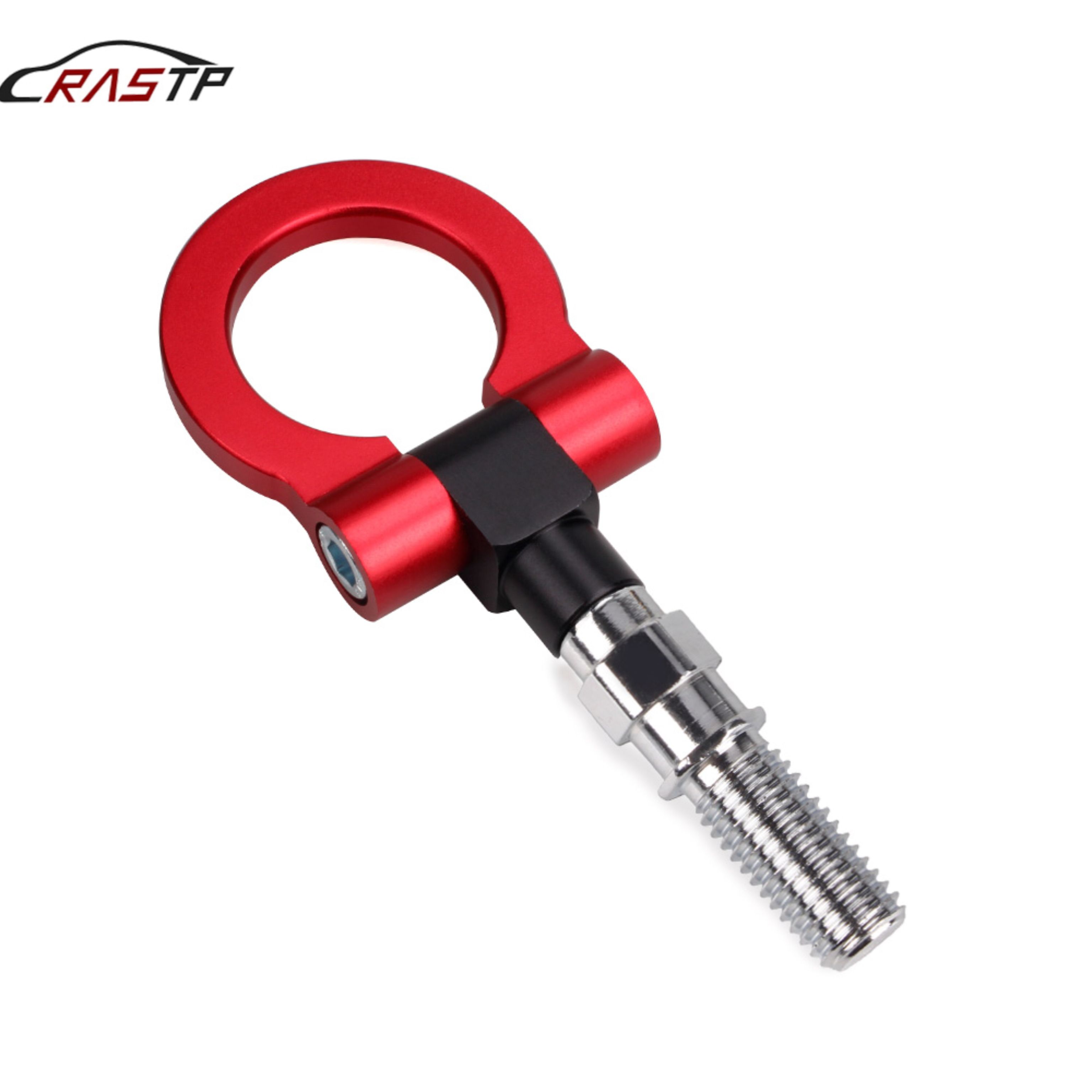 Rastp Universal Racing Front Tow Hook Auto Trailer Ring Vehicle Towing