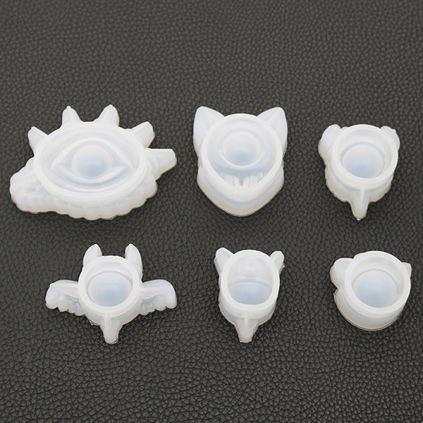2021 Silicone Resin Molds Evil Eyes Moulds DIY Jewelry Pendant Doll Eye ...