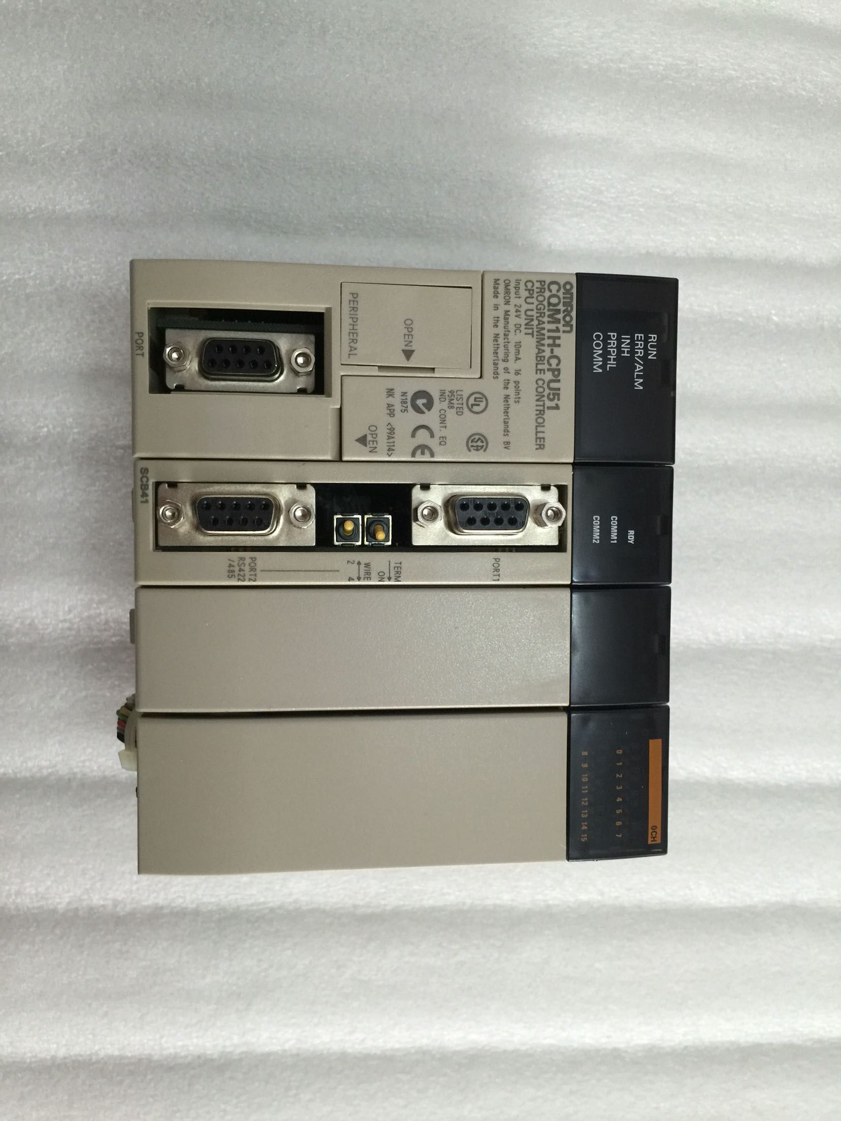 Control Systems & PLCs Industrial Automation & Motion Controls OMRON PLC CPU Unit CQM1H-CPU51 ...