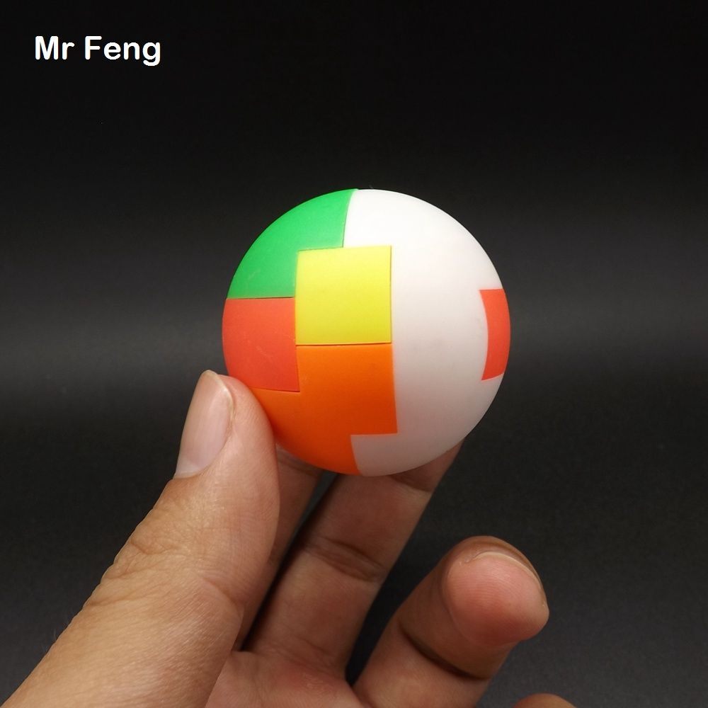 5cm Plastic Kongming Ball Lock Care Brain Developmental Games Toys ...
