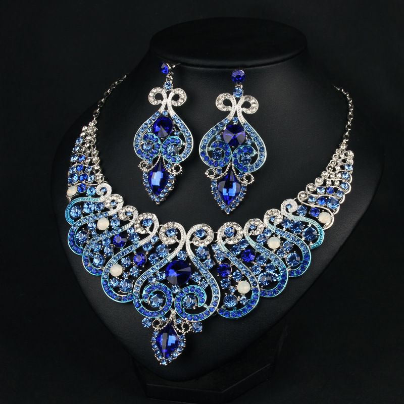 Blue Wedding Jewelry Sets