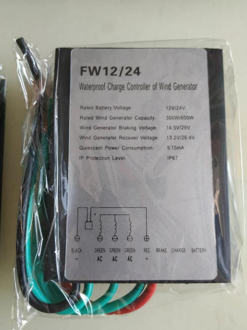 PWM 12V/24V Auto Switch 100W 600W 25A Wind Generator Charge Controller ...