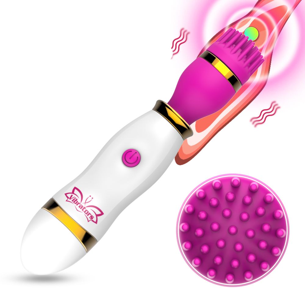 10 Speeds Thorn Brush Vibrator Av Stick Clitoris Vagina Stimulator G