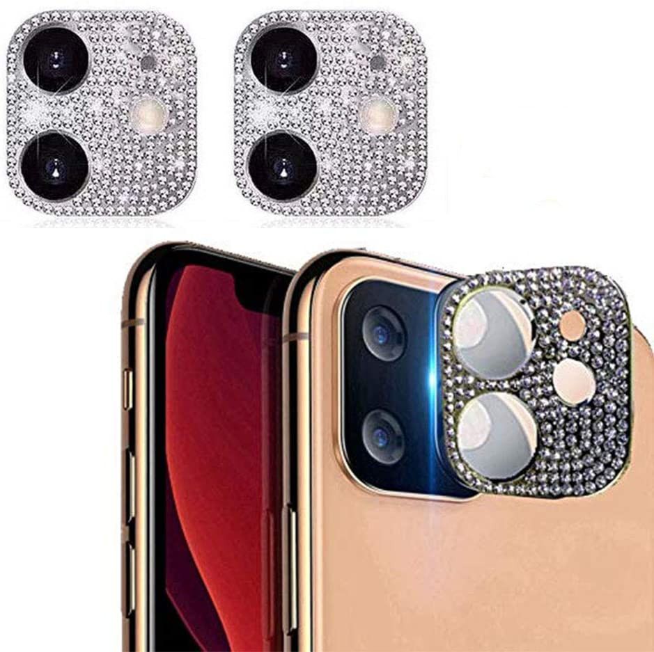 For Iphone 11 Pro Max Glitter Diamond Sparkling Bling Camera Lens