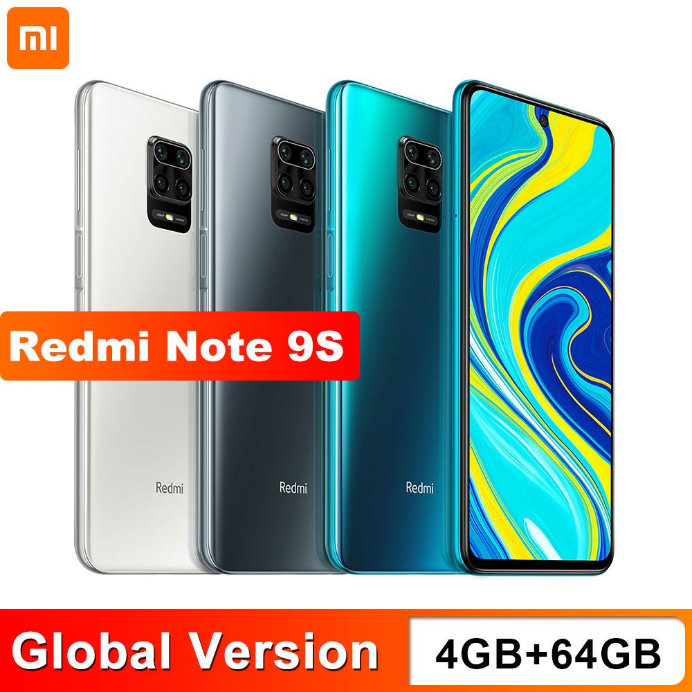 Compre Xiaomi Redmi Nota 9S 4 GB 64 GB Versión Global De Teléfonos ...