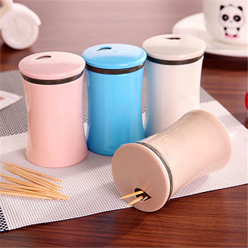 2021 Creative Toothpick Holder Container Plastic Household Table ...