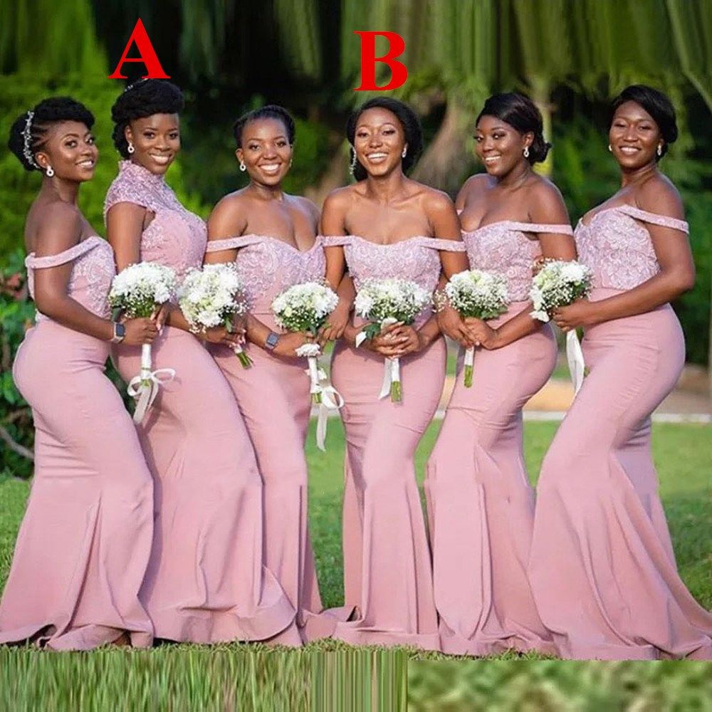 Dusty Pink Bridesmaid Dresses