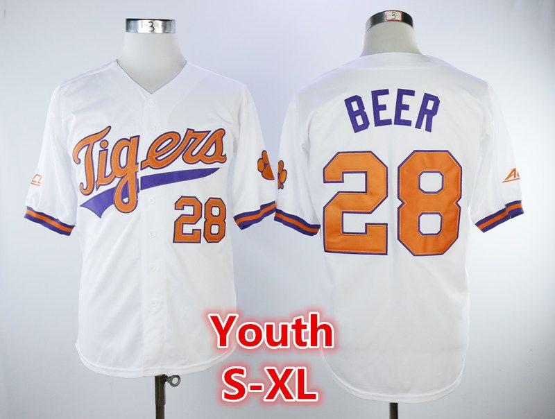 Custom Clemson Tigers Baseball Jerseys Max Wagner Cooper Ingle Blake ...